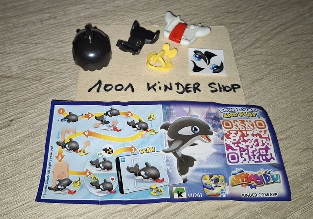 KINDER 'VT' VU 263 Vu263 Orque Orca + Bpz Variante EUR 1,50 - PicClick FR