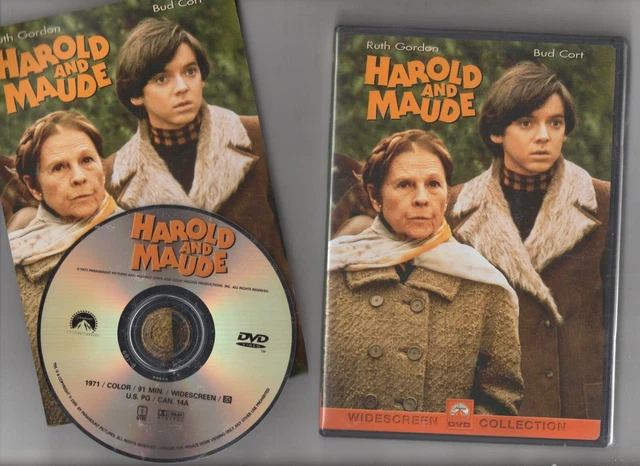 HAROLD AND MAUDE ~Ruth Gordon / Burt Cort~ **Region 2 DVD** Free P&P ...