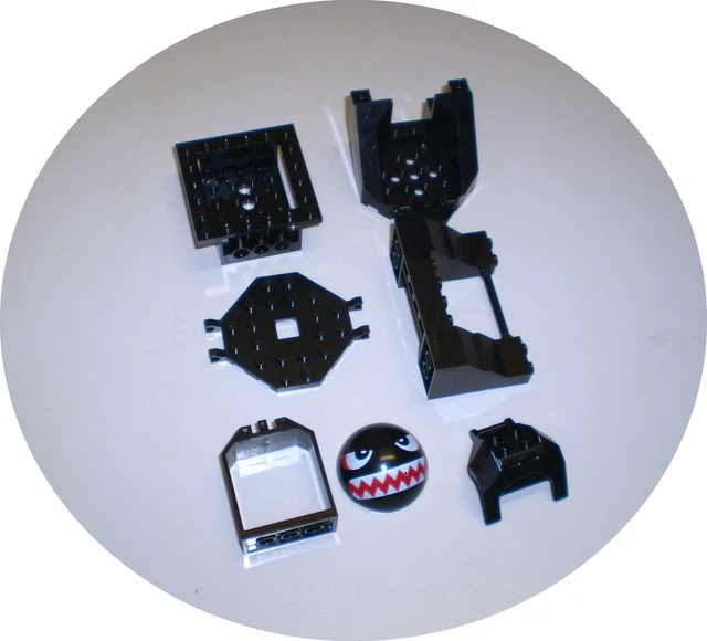 USED LEGO BLACK Boat, Deck Brick Railing Cockpit Cabin Base Mast ...