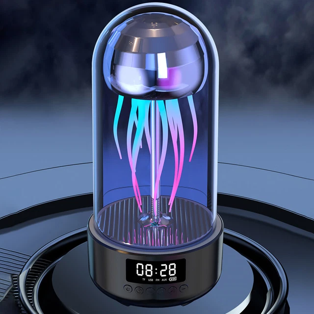 SMART JELLYFISH SPEAKERS Subwoofer with Colorful Light Mini Octopus ...