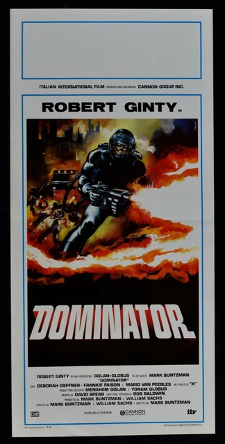 AFFICHE DOMINATOR EXTERMINATOR II1984 Robert Ginty Buntzman Symeoni ...