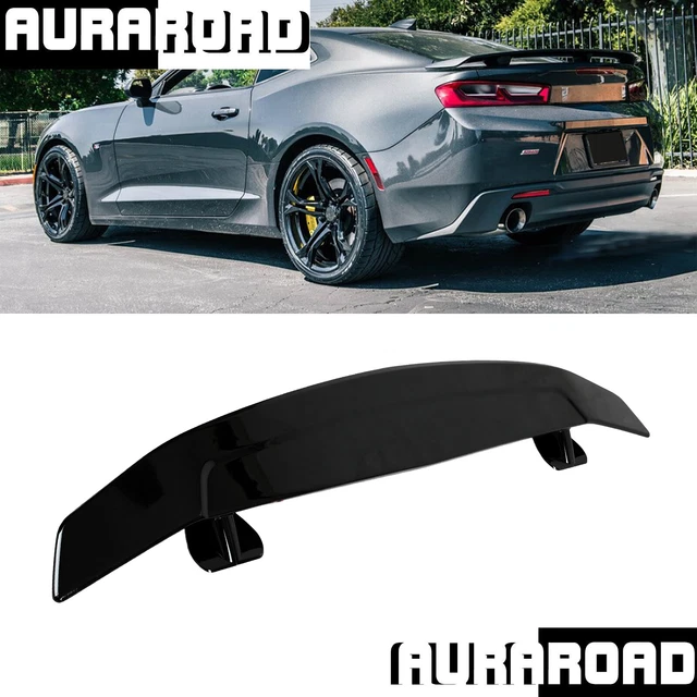 UNIVERSAL REAR SPOILER 52'' Racing Trunk Wing For Cars Gloss Black GT ...
