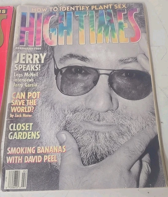 HIGH TIMES MAGAZINE Lot 1989 Jerry Garcia Fifteen Year Anniversary ...