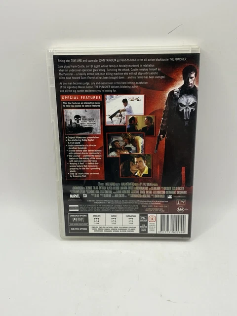 THE PUNISHER - Tom Jane John Travolta - DVD 2004 Region 4 Free Post $4. ...