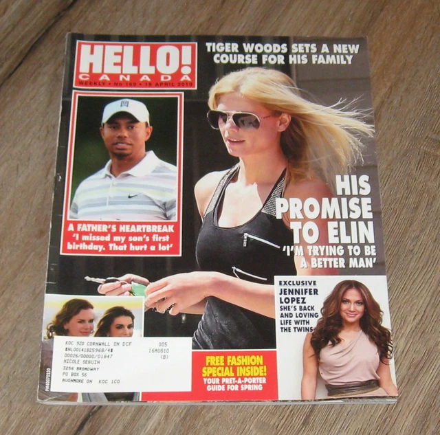 HELLO CANADA MAGAZINE ELIN Nordegren TY Pennington TERRY FOX Kelly ...