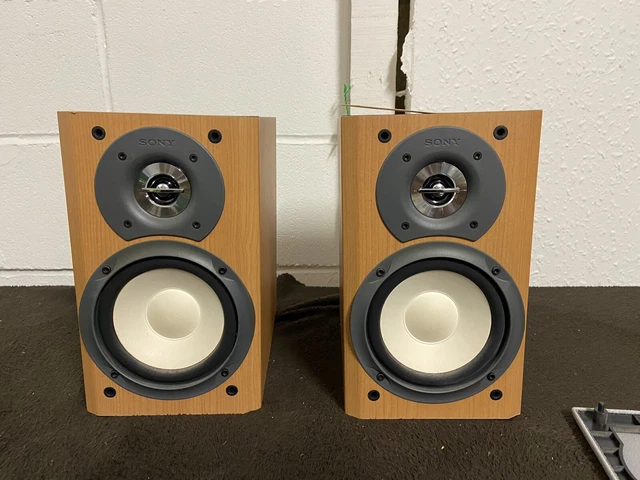 HAUT-PARLEURS SONY SS-CCP500 Hi-Fi bibliothèque haut-parleurs 6 ohms ...