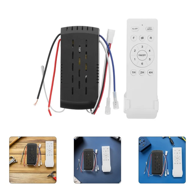 WIRELESS FAN SPEED Controller Remote For Ceiling Fan With Light ...