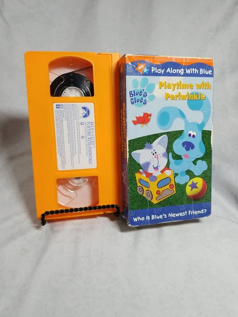 NICK JR BLUE’S Clues Playtime With Periwinkle VHS Video Tape ...