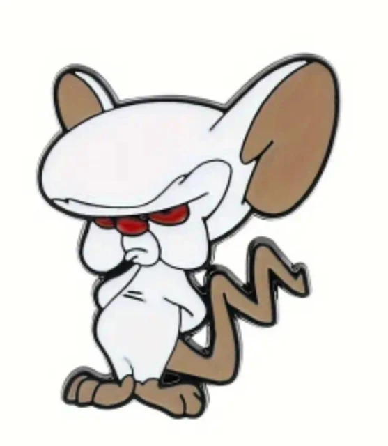 PINKY & THE Brain ENAMEL PIN - Pinky and the Brain. Australian Stock ...