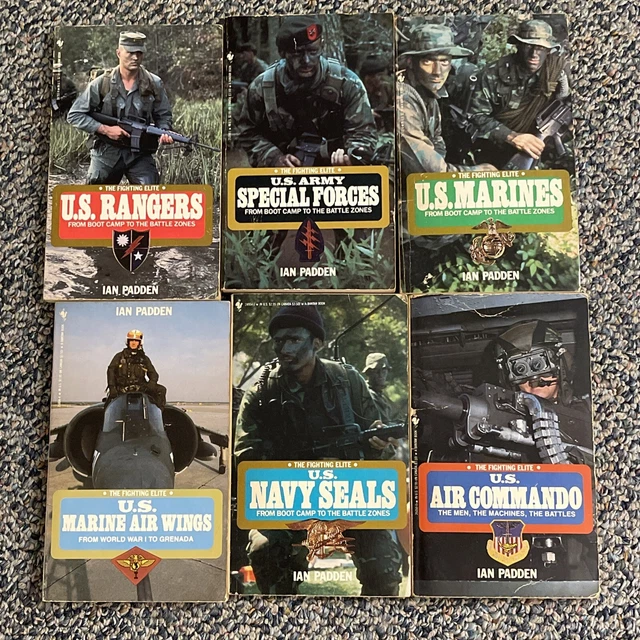 LIVRES D'ÉLITE DE combat Ian Padden années 1980 Navy Seals Marines ...