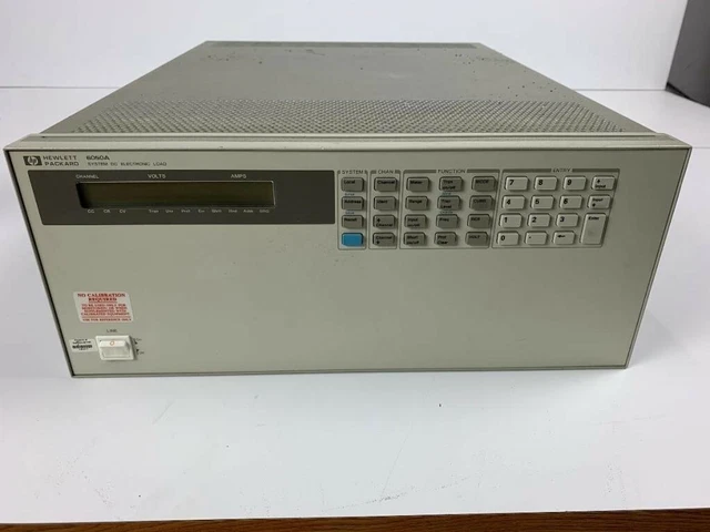 CHARGE ÉLECTRONIQUE HP Agilent 6050A DC avec option 150V ; 4x 60502B ...