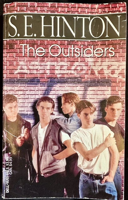 THE OUTSIDERS PAPERBACK book by S.E. Hinton 1974 Dell 10th print $2.99 ...