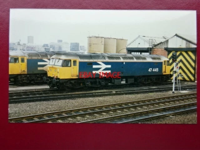 PHOTO BR Class 47 Loco No 47445 At Gateshead £1.25 - PicClick UK
