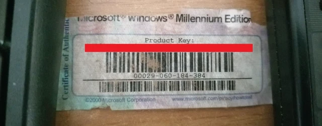 MICROSOFT WINDOWS MILLENNIUM Edition Product Key EUR 20,00 - PicClick IT
