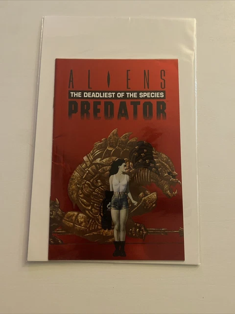 ALIENS PREDATOR DEADLIEST of the Species Ashcan (1993) feuille rouge cheval noir VF- EUR 9,36 ...
