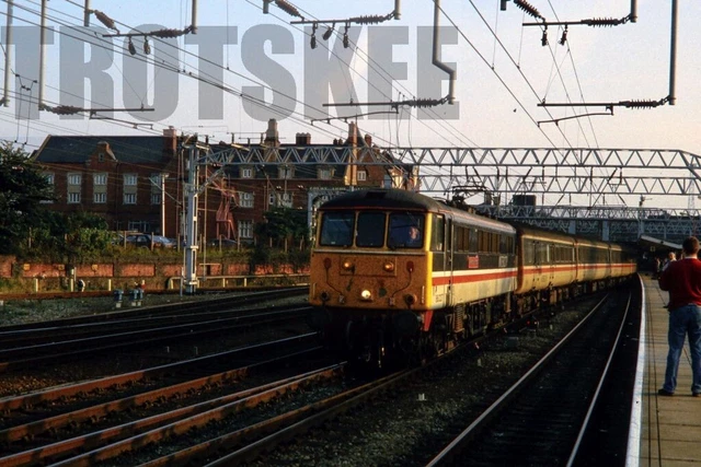 35MM SLIDE BR British Railways Electric Loco Class 86 86227 1994 Crewe ...