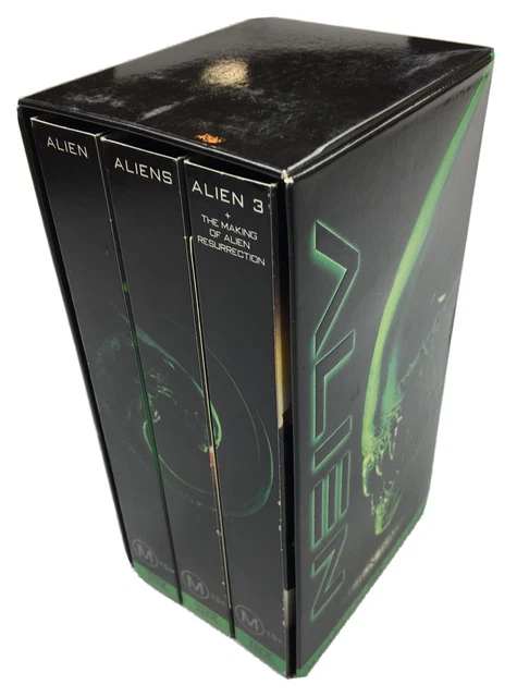 ALIEN, ALIANS & Alien 3 Sigourney Weaver VHS Video Cassette Box Set PAL ...