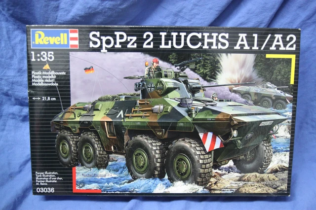 1:35 MODELLBAUSATZ REVELL 03036 SpPZ 2 Luchs A1/A2 OVP EUR 20,00 ...