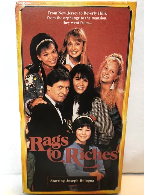 RAGS TO RICHES (Joseph Bologna, Heidi Zeigler) VHS tape (tested) £2.65 ...