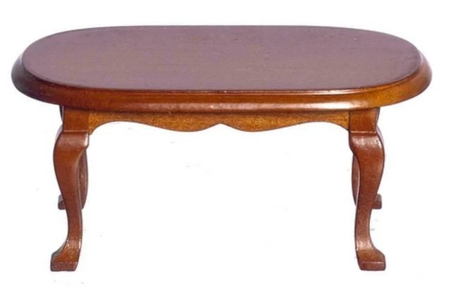 MAISON DE POUPÉES Noyer Ovale Café Table Miniature Classique Meuble de Salon EUR 11,62 - PicClick FR