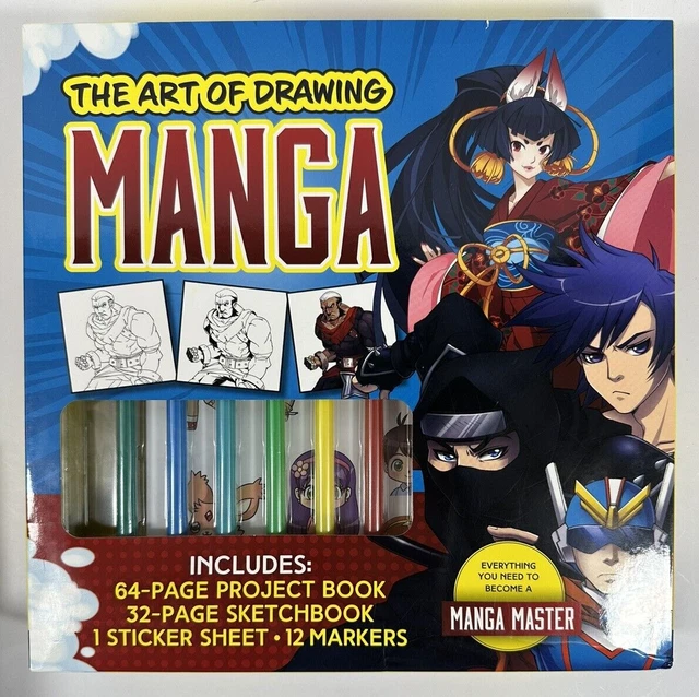 THE ART OF Drawing Manga Kit Comic Books Anime Japanese Animation New ...