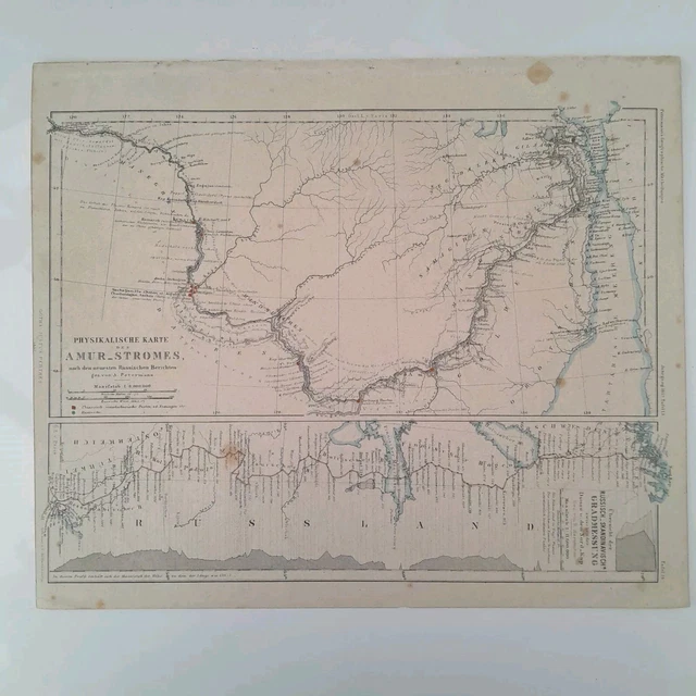 Amur river map location