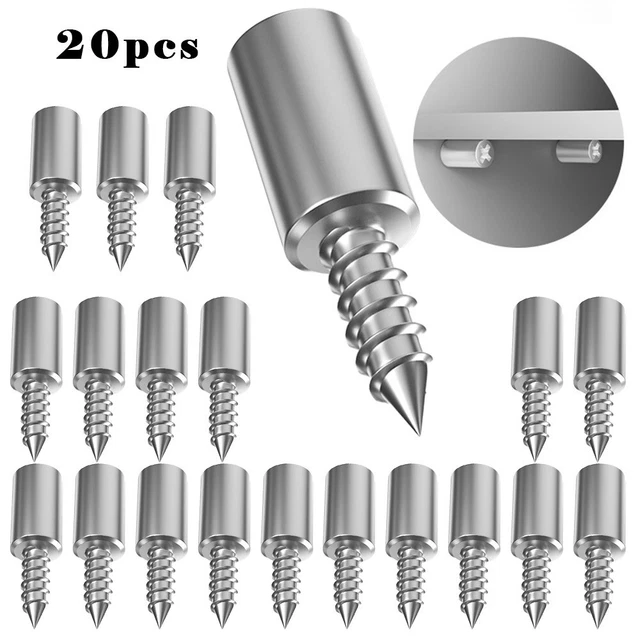 VIS AUTO-TAPPANTES FACILES installer 20 pi ces pour goujons en verre de ...