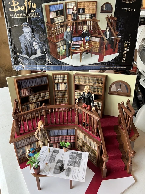 RARE BUFFY THE Vampire Slayer Library Playset Diorama £124.76 - PicClick UK