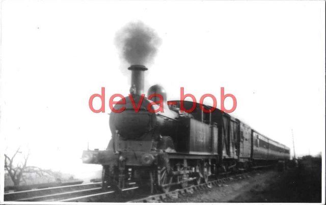 RAILWAY PHOTO LMS 1P 1328 Barnt Green 1926 Midland Johnson 0-4-4T Loco ...