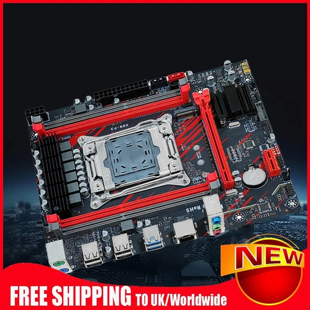 DDR3 ECC PC Motherboard NVME/SATA ATX Computer Motherboard E5 2666 V3 ...