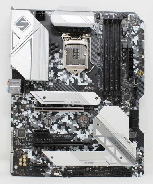 ASROCK B460 STEEL Legend Intel B460 ATX Mainboard Sockel 1200 (#38343 ...