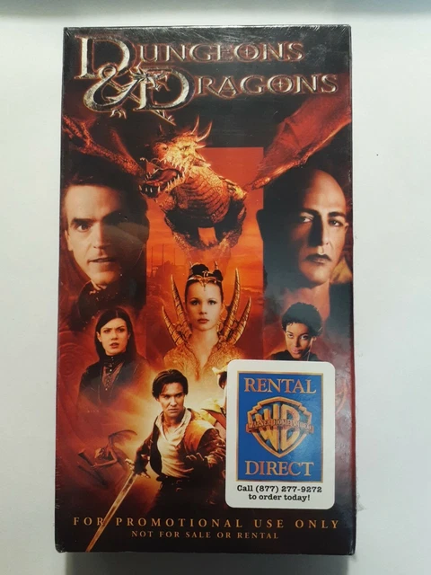 RARE DUNGEONS & Dragons Promo VHS Demo Tape New Sealed Screener ...
