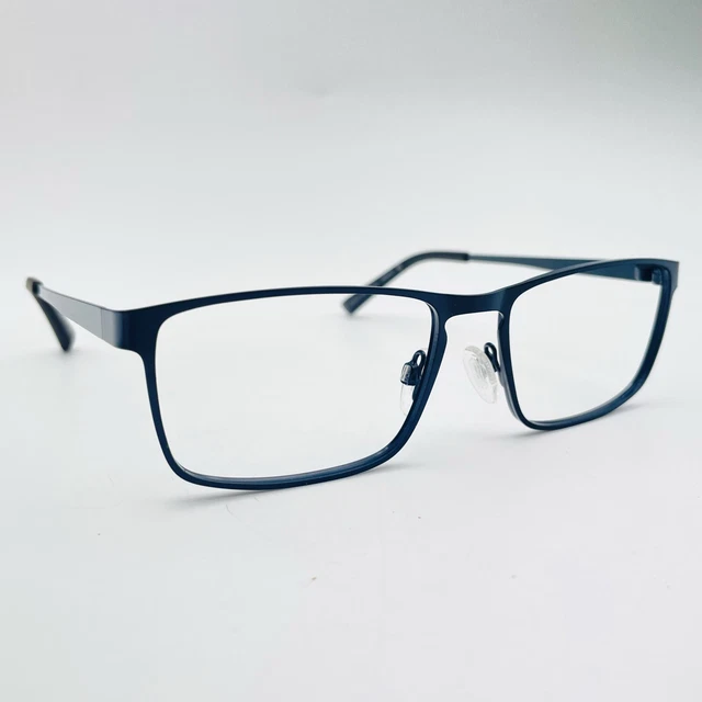 SPECSAVERS EYEGLASSES TEAL BLUE KEYHOLE SQUARE glasses frame MOD: AIDEN ...