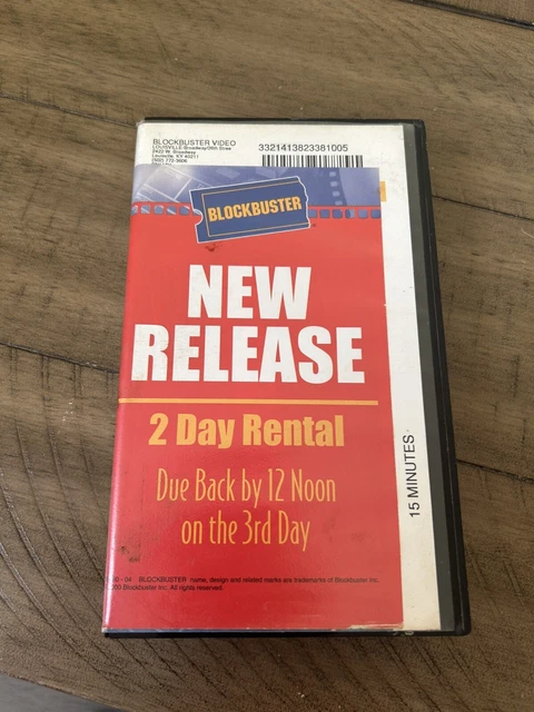 BLOCKBUSTER NEW RELEASE VHS £14.13 - PicClick UK