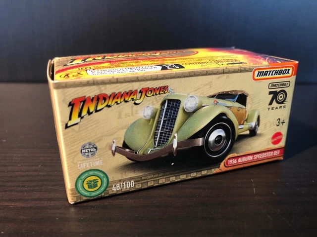 MATCHBOX POWERGRAB INDIANA Jones - 1936 Auburn Speedster 851 EUR 5,00 ...