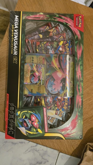 POKÉMON MEGA EVOLUTION Mega Venusaur EX Premium Collection Box £50.99 ...