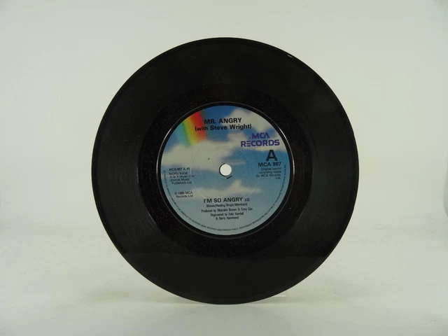 MR. ANGRY (WITH STEVE WRIGHT) I'M SO ANGRY (68) 2 Track 7" Single ...