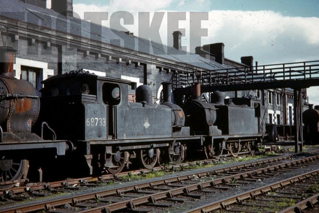 35MM SLIDE BR British Railways Steam Loco Class J72 67833 Motherwell ...