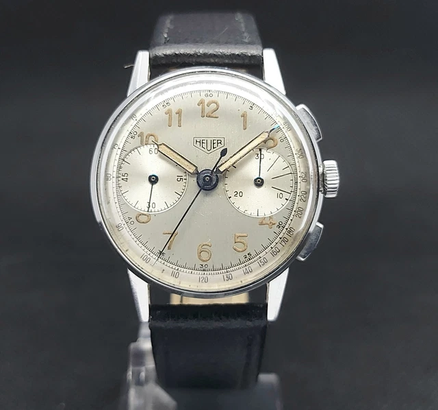 HEUER REF.333 ATR Vintage 1945 Military Chronograph Landeron 13 pre ...