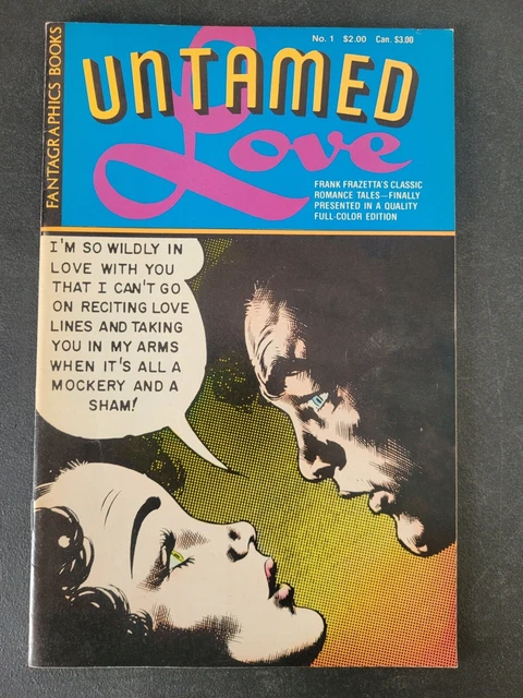 FRANK FRAZETTA'S UNTAMED Love #1 (1987) Fantagraphics Comics 1St Print ...