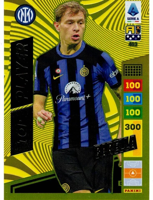 PANINI ADRENALYN XL Calciatori 2023-2024 Card N. 463 Barella (Top ...