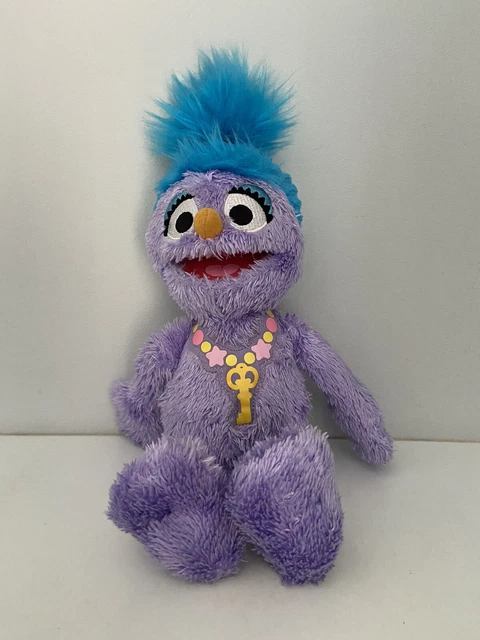 SESAME STREET FURCHESTER Hotel Purple Phoebe Talking Soft Toy Plush ...