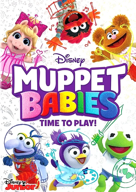 MUPPET BABIES TIME To Play DVD New Jim Henson 6 Episodes 10 Shorts 6 ...