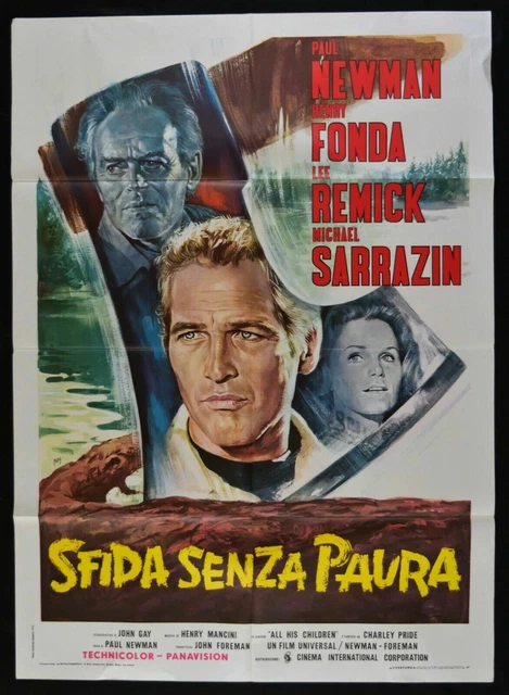 MANIFESTO CHALLENGE SANS Peur Paul Newman Henry Fonda Remick Sarrazin ...