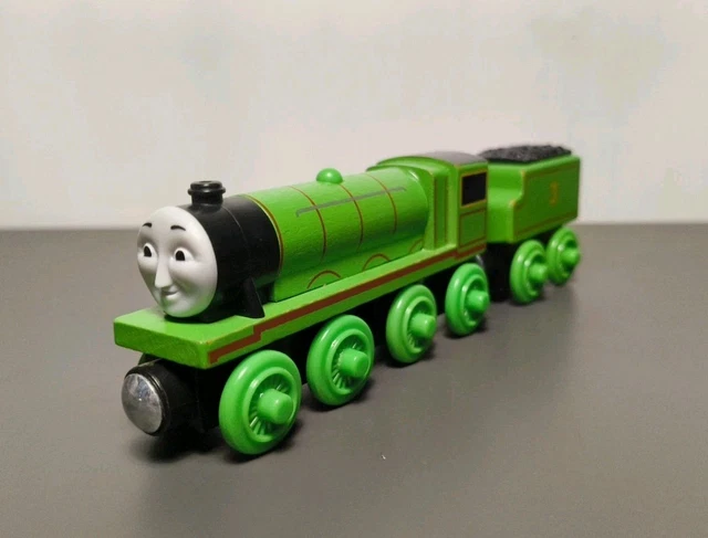 THOMAS & FRIENDS Wooden Railway Henry & Tender Brio Compatable £14.99 ...