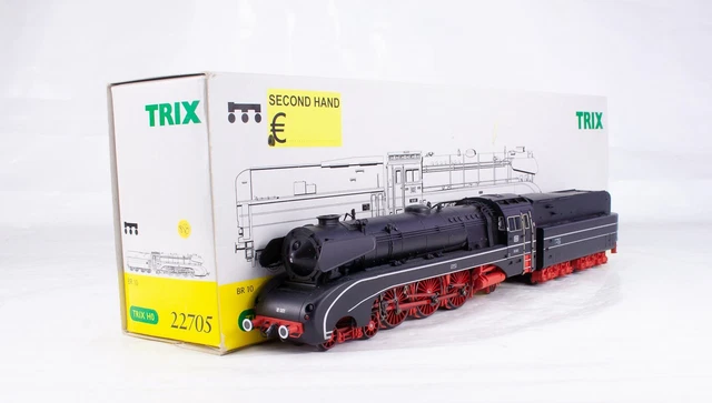 TRIX 22705 LOCOMOTIVA a vapore BR 10 delle ferrovie dello Stato, ottime ...
