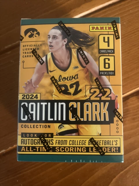 2024 PANINI CAITLIN Clark Collection Blaster Box - Green - Metalized ...