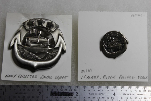 SMALL CRAFT, PETTY Officer, USN Navy US Military Insignia Badge Pin ...