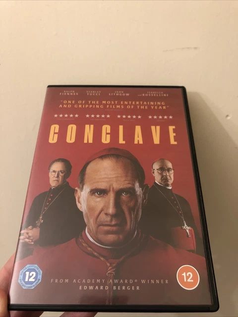 CONCLAVE DVD RALPH Fiennes John Lithgow Tucci Robert Harris Region 2 £6 ...