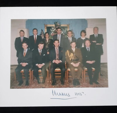 KING CHARLES III Signed Prince Wales Autograph Royal Presentation ...